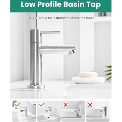 Cold Water Hand Basin Tap with Spout Height 9.34 cm, Cold Water Basin ...