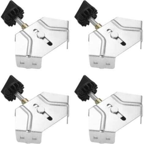 4-Piece 90-Degree Angle Clamp Set, Adjustable and Easy to Use, Corner ...