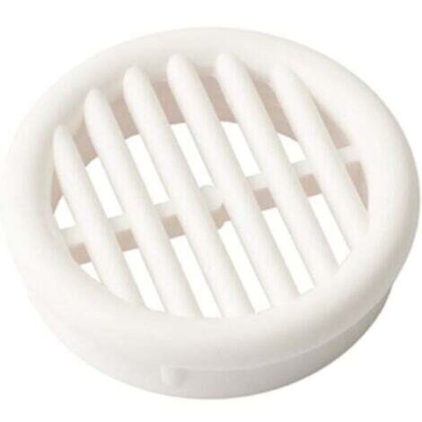 10x Round plastic ventilation grille, recessed diameter 39.5mm, height ...