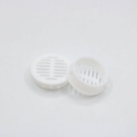 10x Round plastic ventilation grille, recessed diameter 39.5mm, height ...