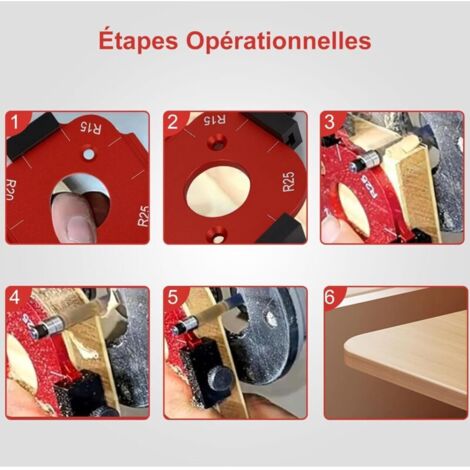 Set of 2 Router Jigs for Woodworking, Circular Router Jig, Auxiliary ...