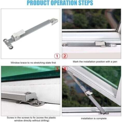 Window restrictor for casement windows, window restrictor, window ...