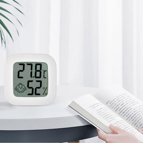 4. Room Thermometer, Mini LCD Digital Hygrometer, Easy-to-Use Indoor ...