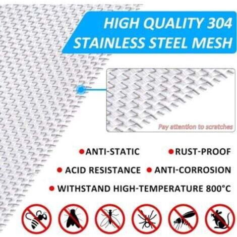Metal Mesh Wire Mesh Rodent-Proof Insect Screen Stainless Steel 20 ...