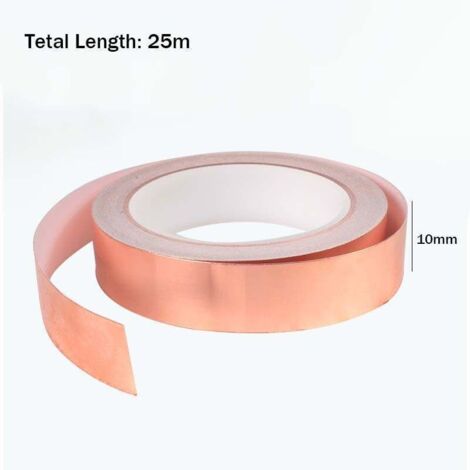 pure copper conductive tapes 10mm x 25m, signal shielding, motherboard ...