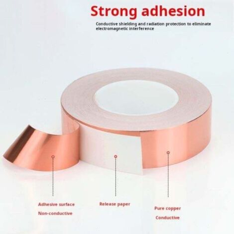 pure copper conductive tapes 10mm x 25m, signal shielding, motherboard ...