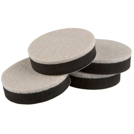 Set of 4 felt height-adjustable pads for round table legs, furniture ...