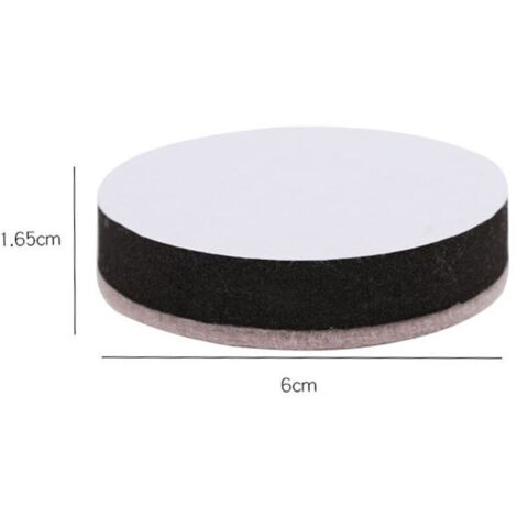 Set of 4 felt height-adjustable pads for round table legs, furniture ...