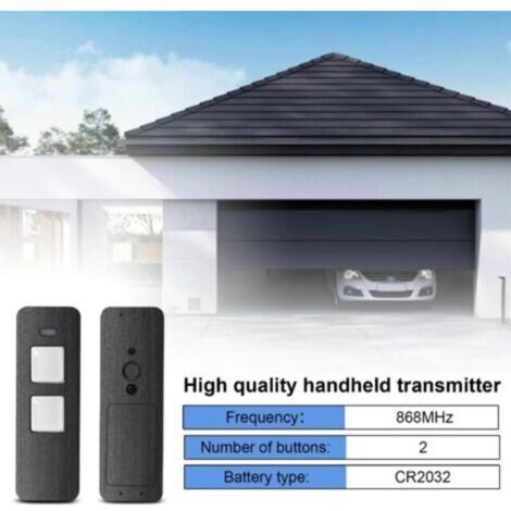 868MHz Gate Remote Control, Compatible with SOMloq2, 4 Channel Garage ...
