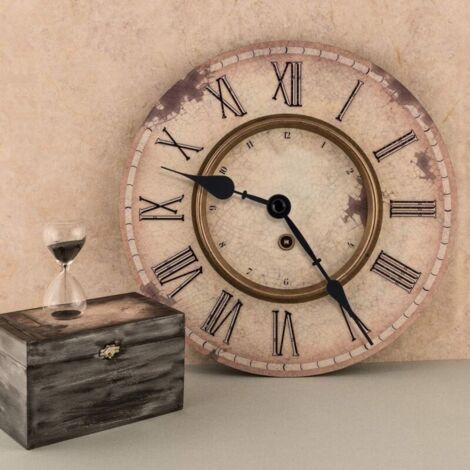 Long shaft, high-torque clock movement kit with 2 different pairs of hands