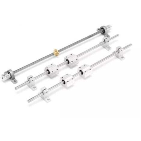 15 pieces/set 400mm optical axis guide rail bearing seat linear guide ...
