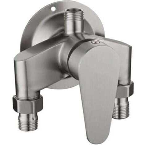 SUS 304 Stainless Steel Exposed Shower Faucet with Control Valve Switch ...