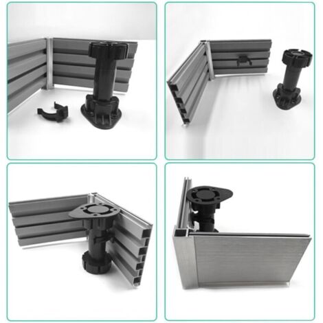 15 x Bayonet Clips for Furniture Plinth, Tube Legs, Kitchen and ...