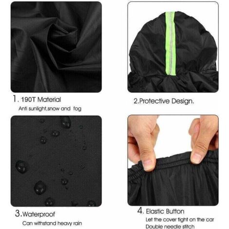 450x175x150cm Car Covers Indoor Outdoor Vehicle Tarpaulin Full Cover ...