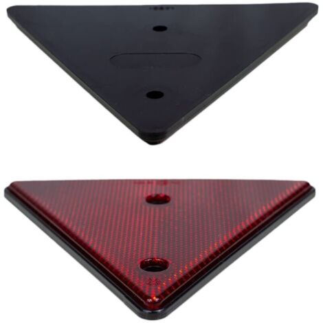 Set of 2 TM4100 screw-on triangular trailer reflectors