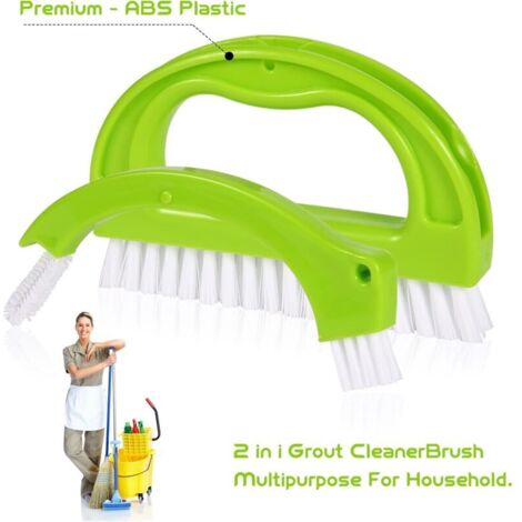 Grout Cleaning Brush – Tile Grout Cleaning Brush with Nylon Bristles ...