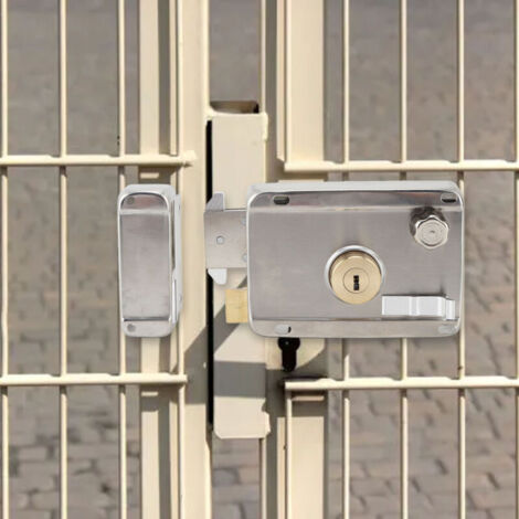 Exterior mechanical anti-theft lock with handle, rust-resistant ...