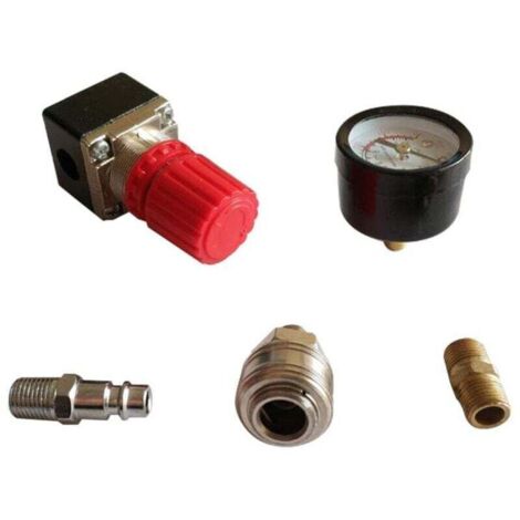 1/4" Air Compressor Pressure Regulator Pneumatic Pressure Regulator ...