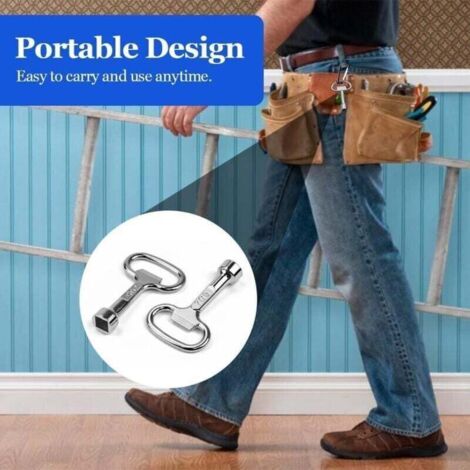 Triangular Gate Key, Triangular Firefighter Key, Triangular Trash Can ...