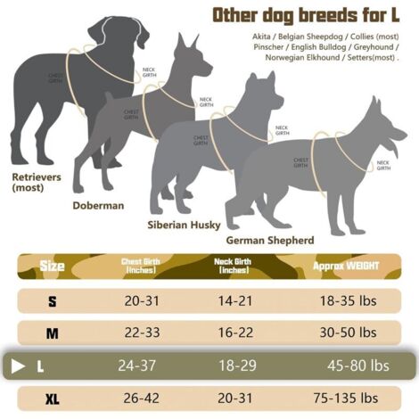 Tactical pet harness for large dogs, no-pull, adjustable, reflective K9 ...