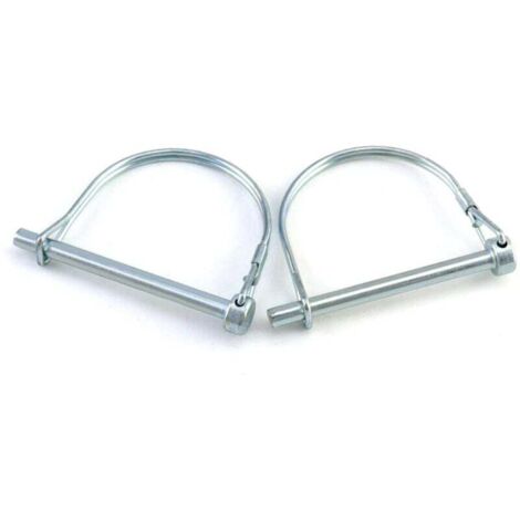 Pcs D-Shaped Locking Pins, Galvanized Carbon Steel Security Pins for ...