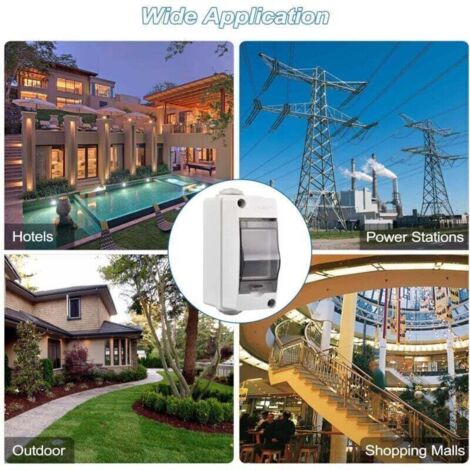 2-Piece Small Waterproof Electrical Enclosure, IP65 Outdoor Waterproof ...