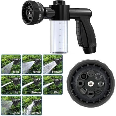 High-pressure, multi-purpose foam car wash water gun, soap and shampoo ...