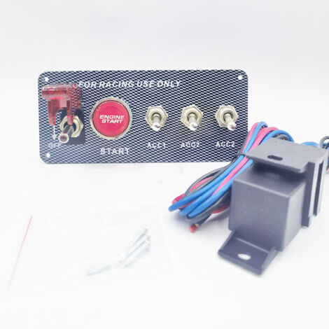 Push-button start control panel with screwdriver, 5-in-1 ignition ...