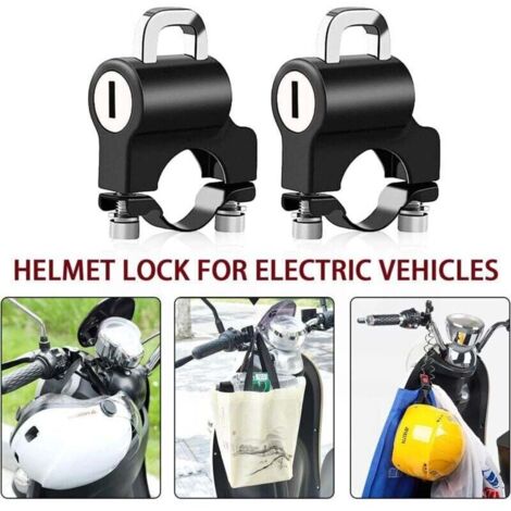 Motorcycle helmet lock, motorcycle helmet accessory, helmet lock with ...