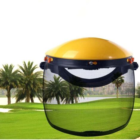 Protective mesh visor – Safety face shield for garden work, chainsaw ...