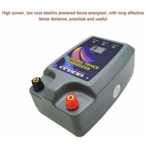 Electric fence energizer, electric fence kit, electric fence for ...