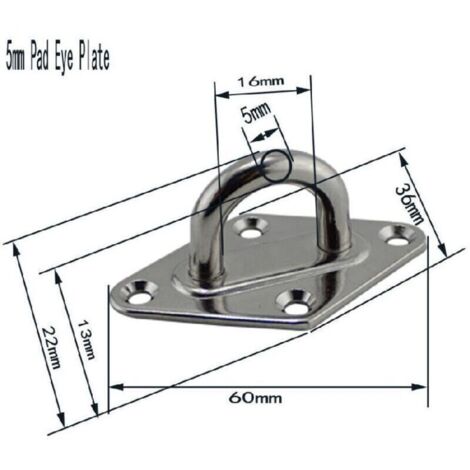 Stainless steel 304 shade sail hardware kit, 5-inch tensioner, silver ...