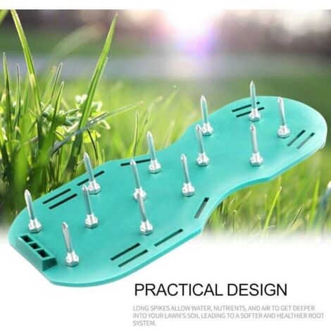 Manual scarifier - 2X Leveling Nail Shoes with 25mm Soles and Spikes ...