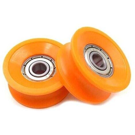 Set of 5 ball bearing pulleys 6 x 30 x 13 mm – U-groove – Reinforced ...