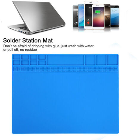 Heat-resistant silicone magnetic repair mat for computers and phones ...