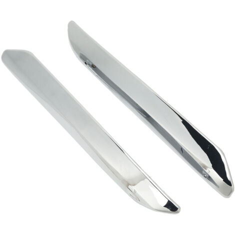 Front bumper strip, left and right, 2 pieces, anti-scratch, chrome ...