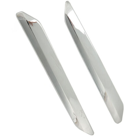 Front bumper strip, left and right, 2 pieces, anti-scratch, chrome ...