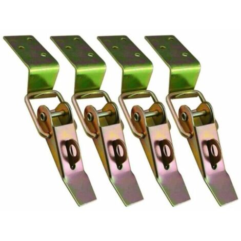 4-Piece Lever Clasp, Spring-Loaded Toggle Latch, Small Tension Lock ...