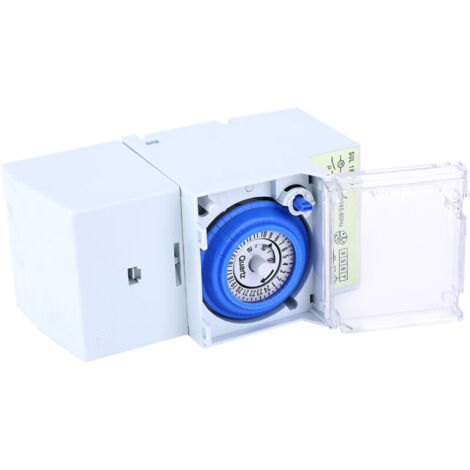 SUL181h Mechanical Timer, 24-Hour Quartz Timer, Modular Clock, Relay ...