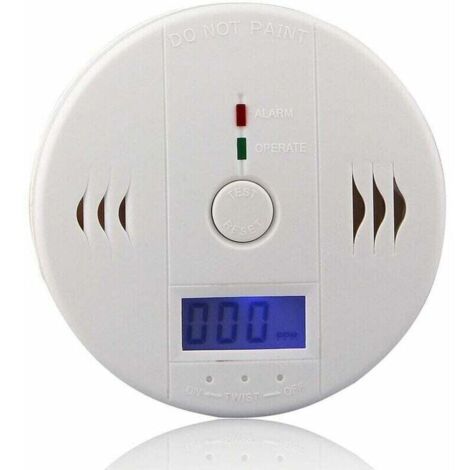 Carbon monoxide detector with LED display / Electronic sensor, Carbon ...