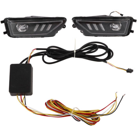 2pcs Car LED Fog Light Daytime Running Lights DC 12V Waterproof ...