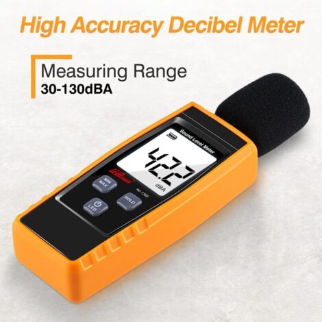 Decibel, portable SPL (sound pressure level) meter, digital noise meter ...