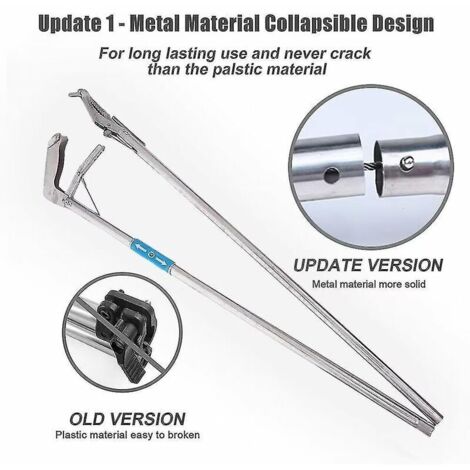 1m Folding Snake Clips, Reptile Catcher Stick, Folding Snake Clip, Wide ...