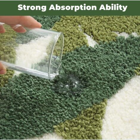 Bath Mat, Absorbent, Non-Slip, Soft and Skin-Friendly, Bathroom Mat ...