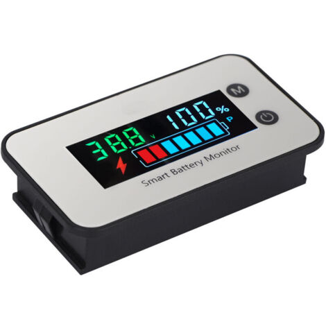 12V 24V 36V 48V 60V 72V Battery Monitor, Car Golf Cart Battery Tester ...