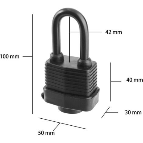 Waterproof padlocks with identical keys for outdoor use, heavy-duty ...