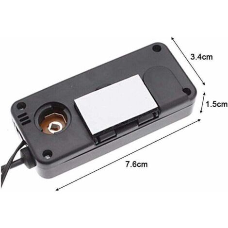 12V Car Indoor/Outdoor Thermometer, Digital Thermometer, Backlit Car ...