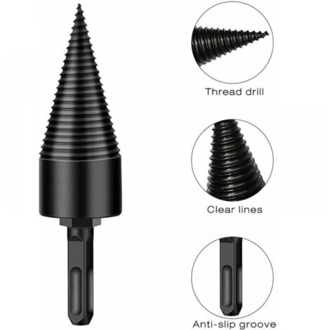 Log Splitter Cones, Multi-functional Screw, Log Splitting Cone Drill ...