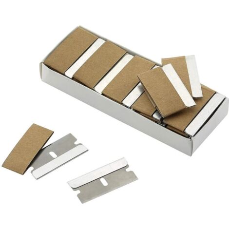 Edge razor blades, 50 pieces, scraper blades, flat razor blade, one ...