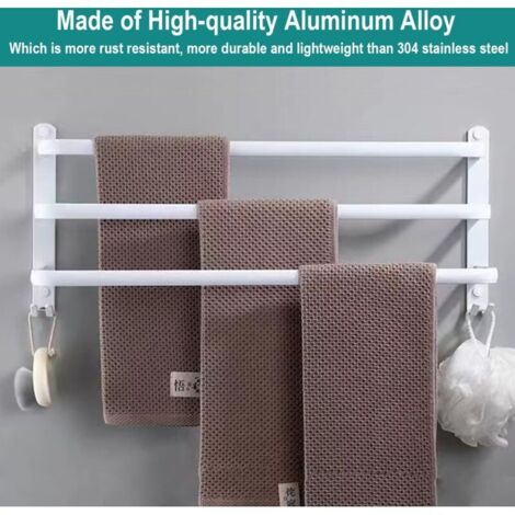 Bathroom Towel Rack, Wall-Mounted Towel Rack, Freestanding Towel Rack ...